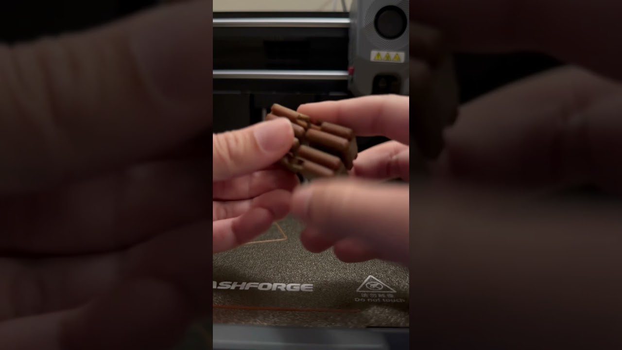 3D Printed Flat Infinity Cube | Adventurer 5M | #3dprinting