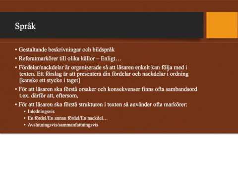 Resonerande text – svenskamedlillamy