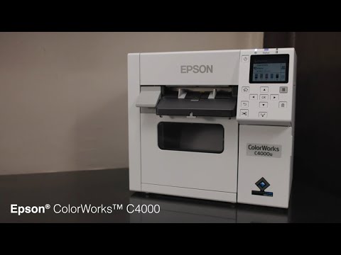 Impressora de Etiquetas ColorWorks C4000 | Produtos | Epson Brasil