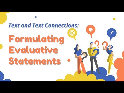 Formulating Evaluative Statements