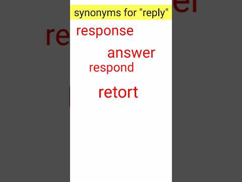Synonyms for "reply" || Improve Your Vocabulary || English with Ajayraj #englishshorts #synonyms