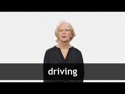 DRIVING definition and meaning | Collins English Dictionary
