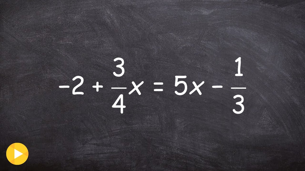 Solve an equation for x by clearing fractions with multiple steps