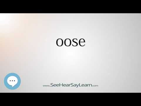 oose - Smart & Obscure English Words Defined 👁️🔊🗣🧠✅