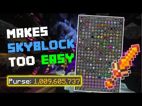 The BEST Hypixel Skyblock Mod | How to download Not Enough Updates (NEU) for Minecraft 1.8.9