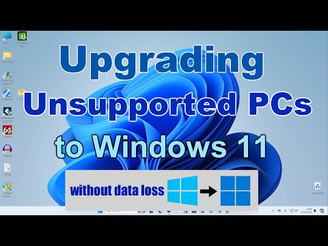 HOW TO UPDATE WINDOWS 10 TO WINDOWS 11 ON AN UNSUPPORTED PC No USB🔧No TPM, NO LOSS