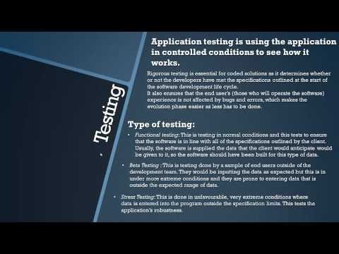 AQA GCSE Computer Science: Application Testing - Topic 16 [OLD COURSE]