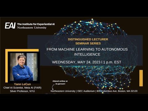 [Talk Preview] From Machine Learning to Autonomous Intelligence with Yann LeCun