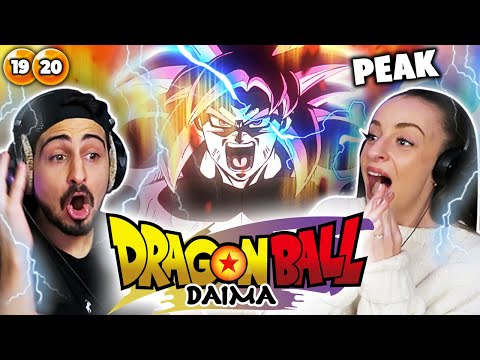 ADULT SSJ4 GOKU! ???? *DRAGON BALL DAIMA* Episodes 19-20 REACTION!
