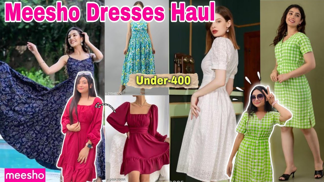 Meesho Summer Dresses Haul *Starting at rs.248/-*Try on haul||Western wear/knee length/maxi dresses|