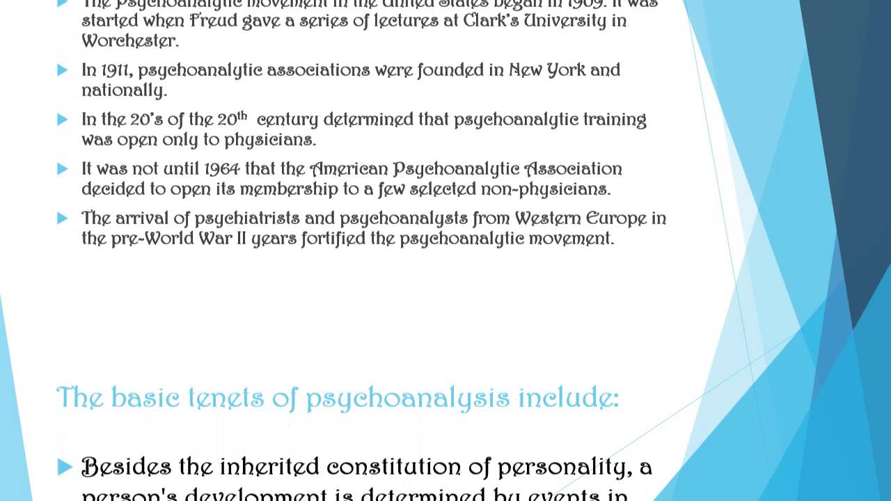 Psychoanalysis movement powerpoint