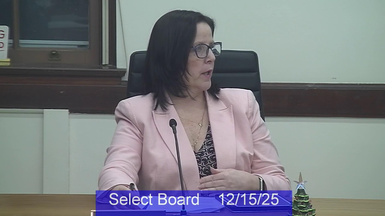 Select Board - December 15. 2025
