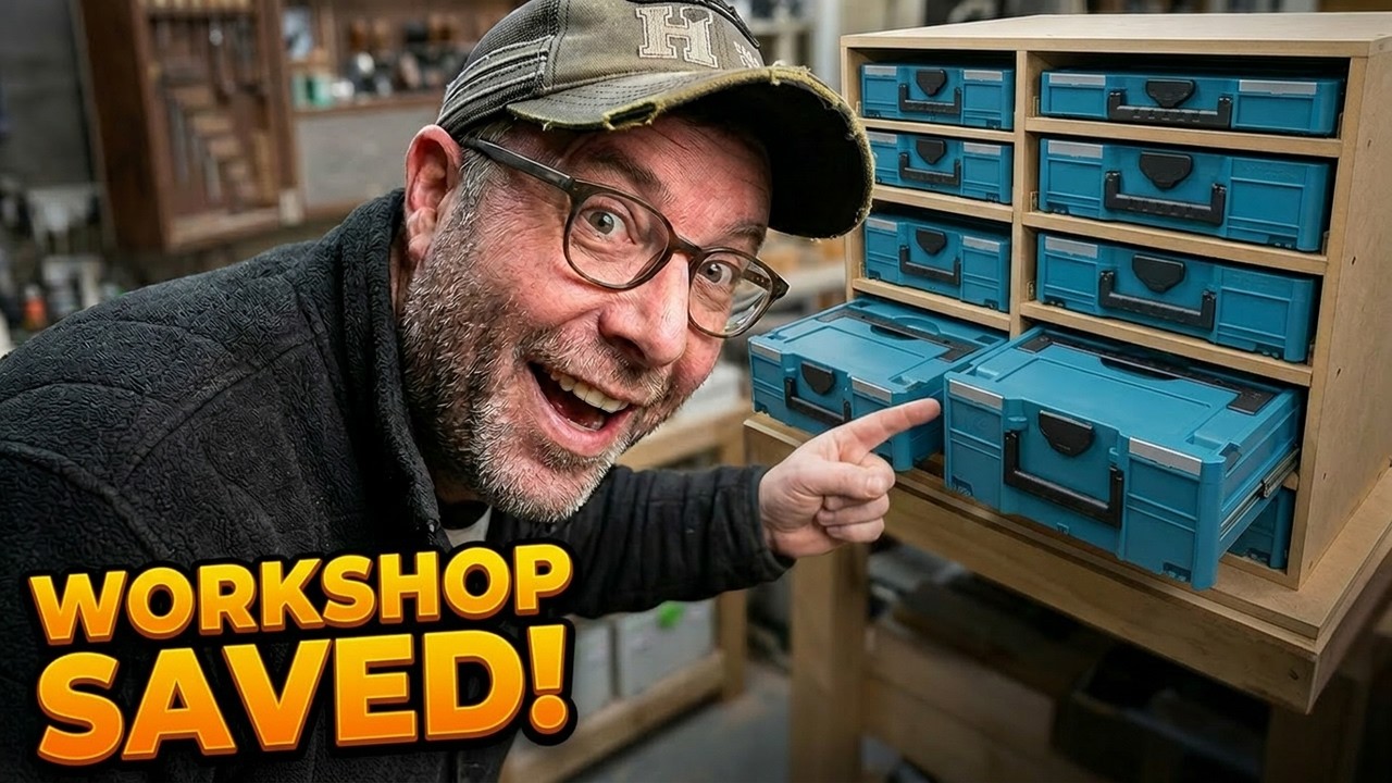 DIY MDF Cabinet Build | Complete Workshop Organization