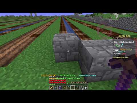 How To Build A Better Melon & Pumpkin Garden Preset: Magzie's Hypixel Skyblock Playthrough! EP:271