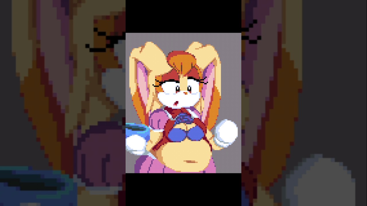 Vanilla Rabbit Weight Gain Animation (Sonic the Hedgehog) by SpeedsMyGame1