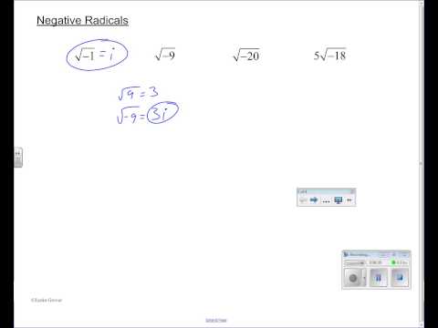 Negative Radicals
