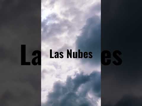 How To Say "CLOUDS" in Spanish? #shorts #spanish #spanishlessons #spanishvocabulary