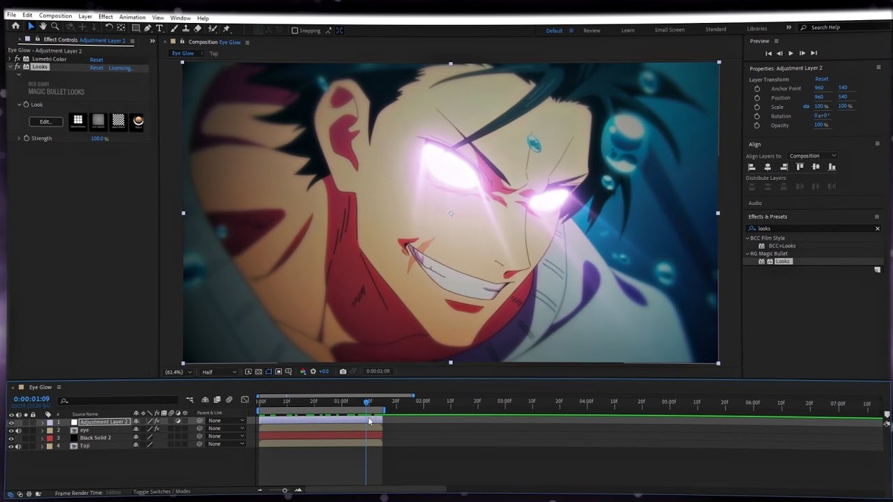Best Eye Glow Tutorial | After Effects (AMV Tutorial)