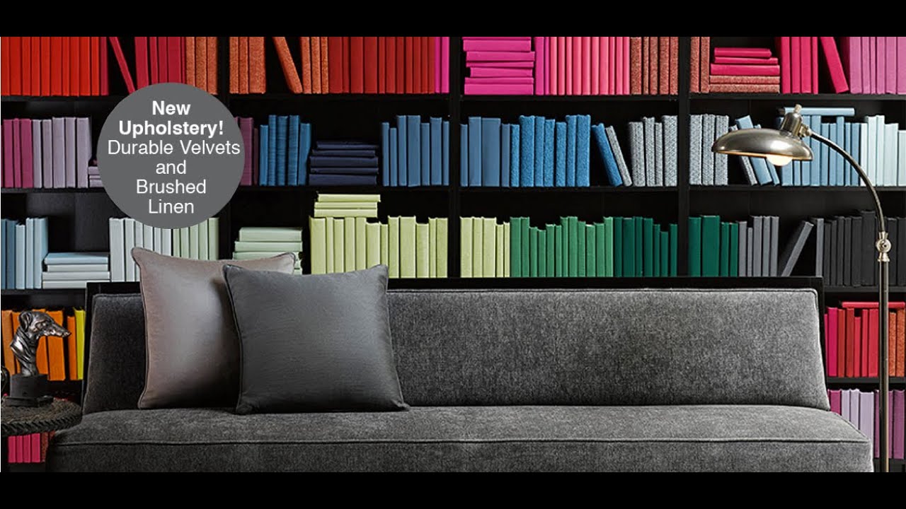 Bulletproof Design from Robert Allen Forever Velvet and Brushed Linen Fabric