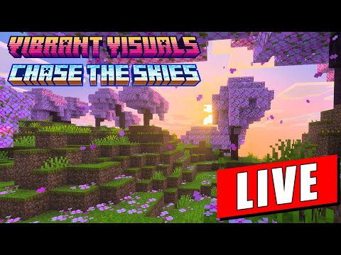 🔴 VIBRANT VISUALS AND CHASE THE SKIES IS HERE! | Minecraft Bedrock LIVE