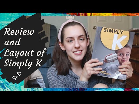 Simply K Christian Curriculum for Kindergarten | Review, looking at the layout/flip through