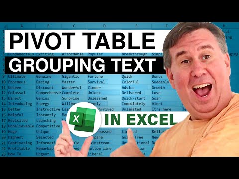 Excel Pivot Pro: Grouping Text in Pivot - Episode 2080