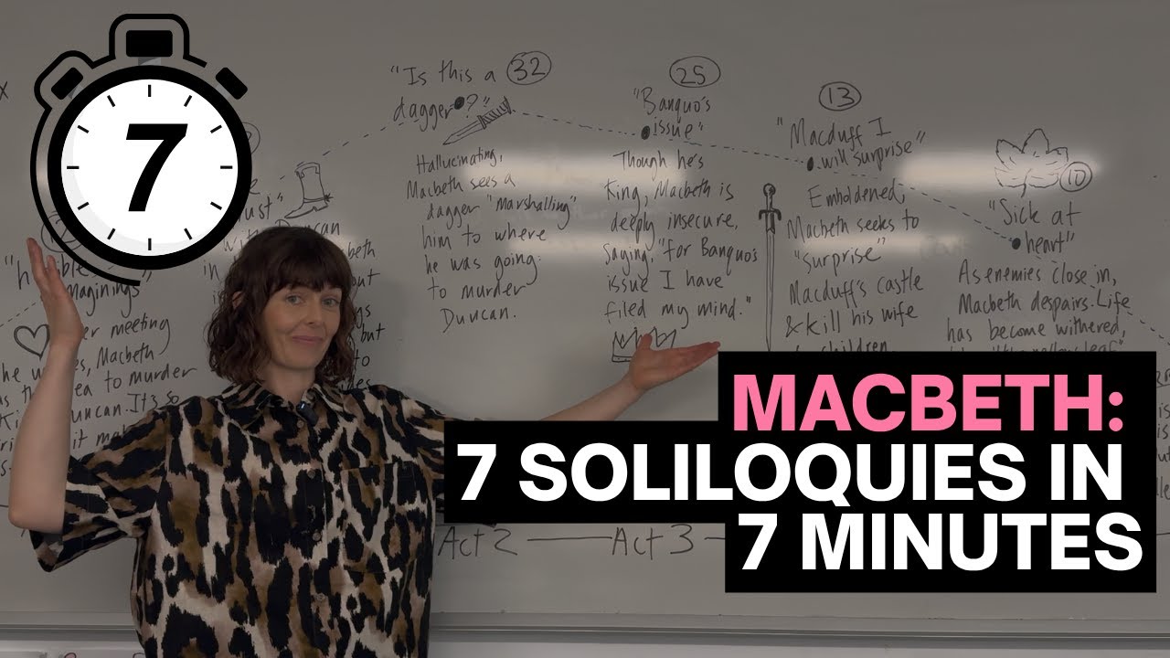 Macbeth: 7 soliloquies in 7 minutes