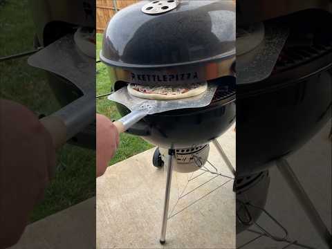 I’ve always wanted a pizza oven but found this attachment for the Weber kettle and it works well.