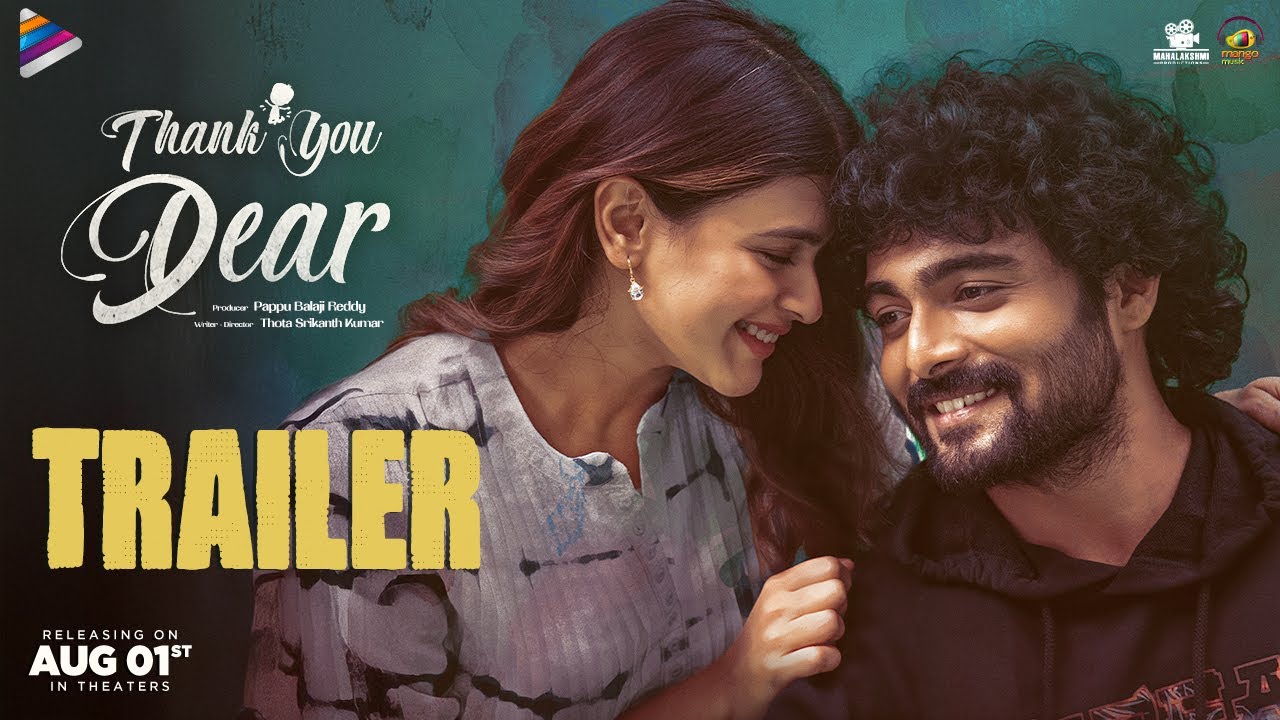 Thank You Dear Trailer | Thank You Dear (2025) Telugu Movie Official HD ...