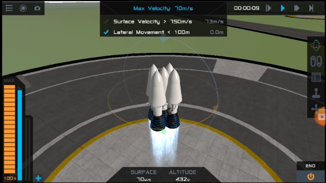 SimpleRockets 2- 5.Maximum Thrust Build Challenge