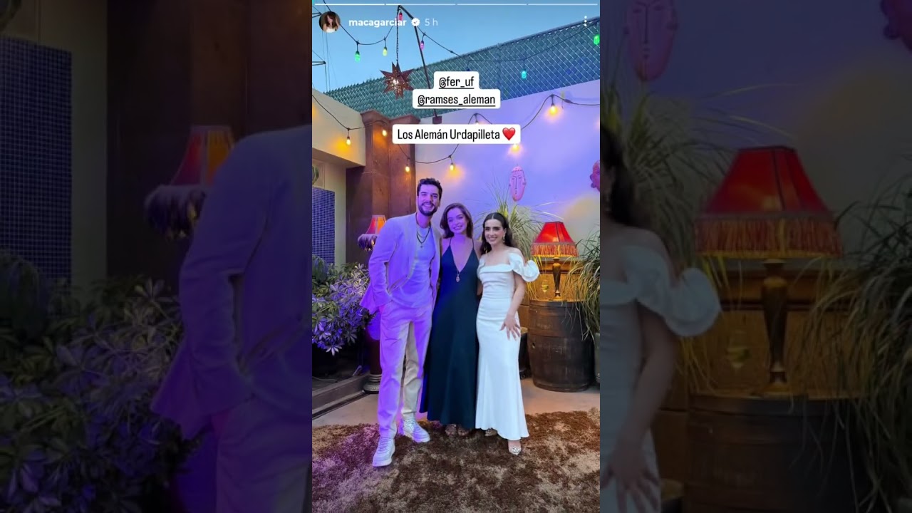 SE CASARON FERNANDA URDAPILLETA Y RAMASES ALEMAN 😍💍#bodacivil