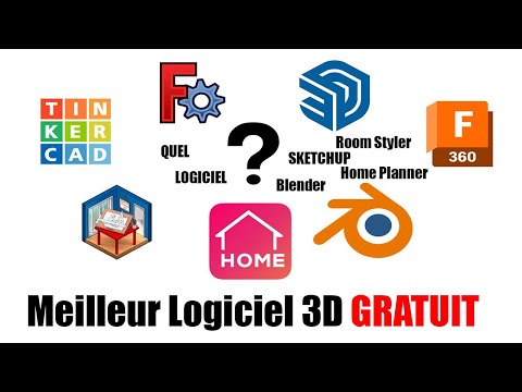 Quel LOGICIEL 3D GRATUIT choisir (en 2025) ?