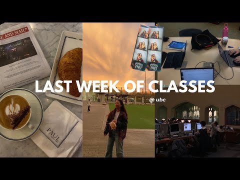 the last week of classes @ Uni vlog