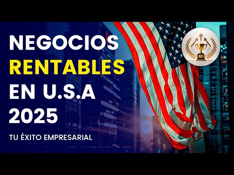 TOP 7 Negocios Más RENTABLES Para Emprender en USA | Ideas de Negocios N°2