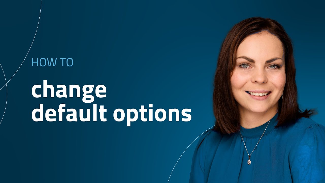 SIMULATION TUTORIAL: How to change default options