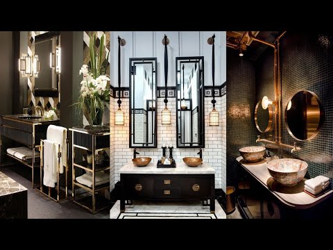 Art Deco Bathroom Ideas. Art Deco Bathroom Design and Decoration.