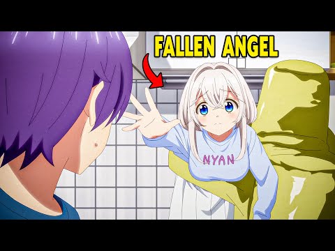 Lonely Boy Encounters An Angel Sleeping On His Balcony