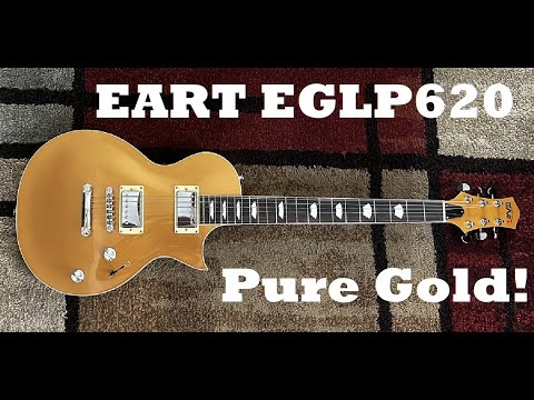 SALE! EART EGLP-620 Gold Top Les Paul Style Guitar FREE | Reverb