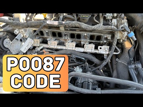 P0087 Code: Fuel Rail/System Pressure Too Low (Causes)