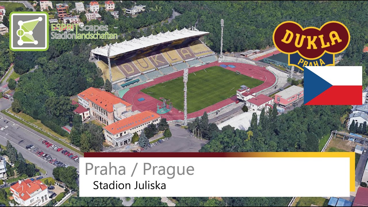 Stadion Juliska | FK Dukla Praha | Google Earth | 2018
