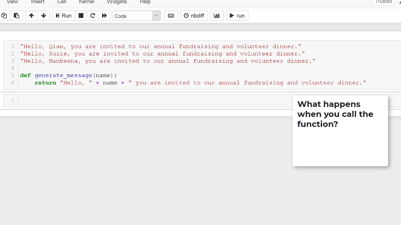 Module 1 - Functions