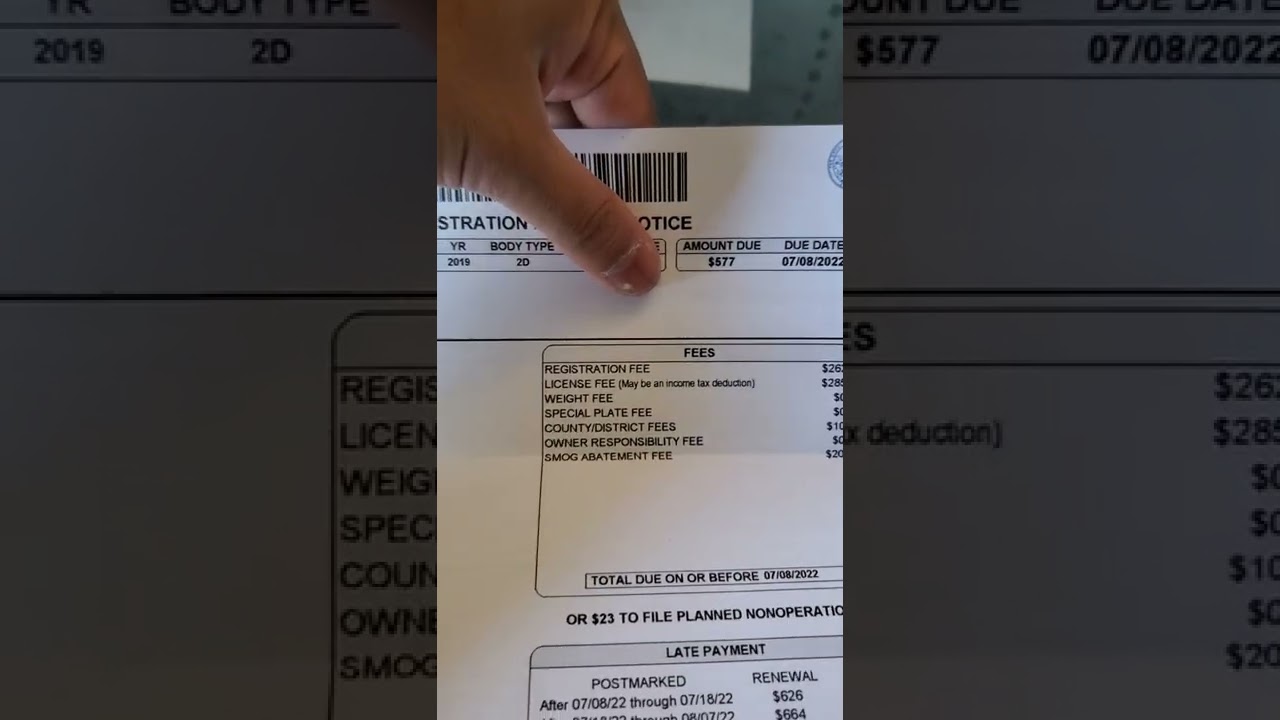 1320 Dodge Challenger vehicle registration renewal