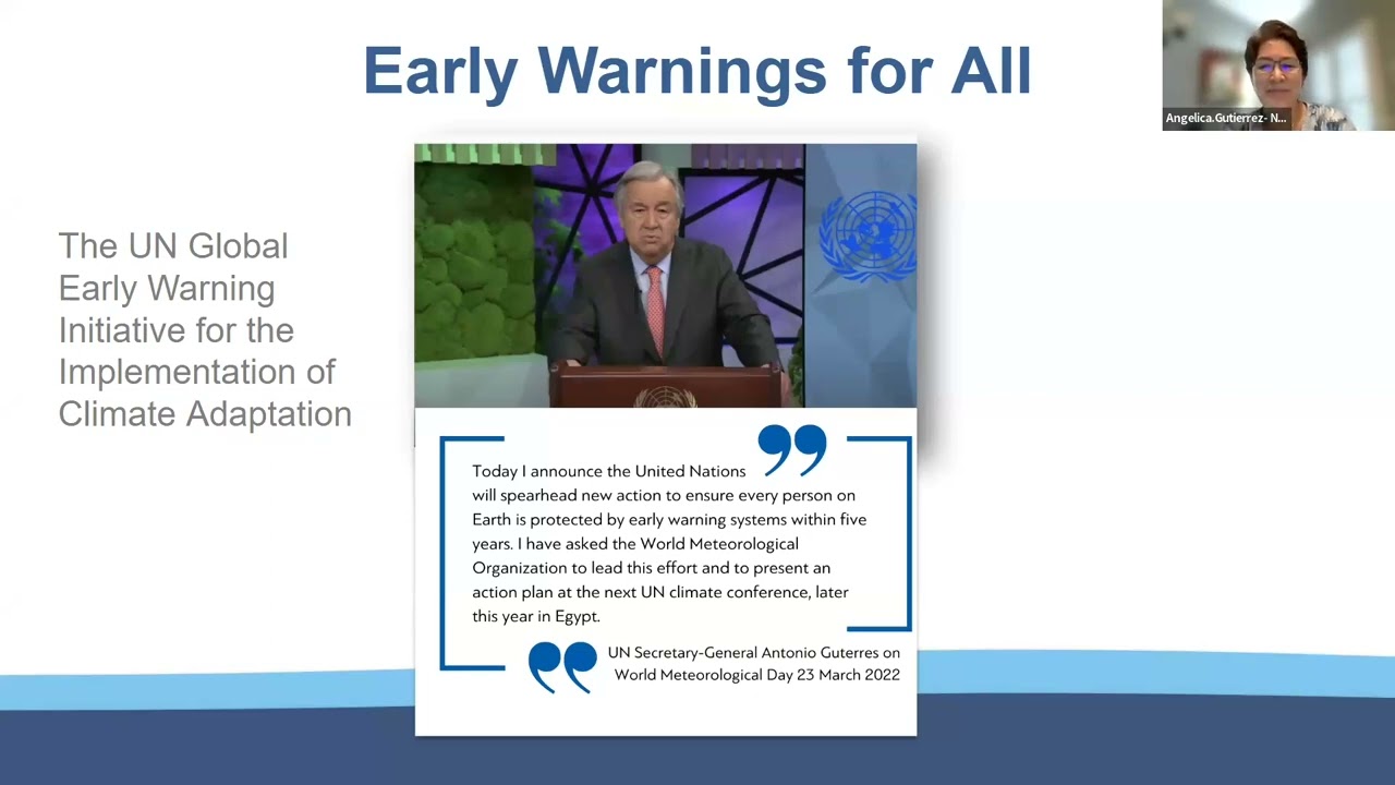 Data for Water-Related Disaster Risk Reduction Webinar