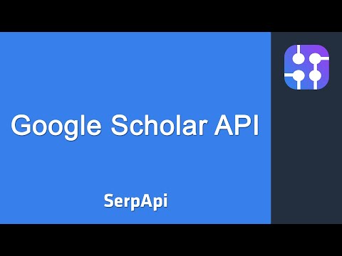 Google Scholar API overview - Scrape Google Scholar | SerpApi