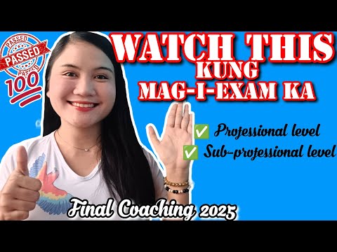 FINAL COACHING FOR CIVIL SERVICE EXAM MARCH 2, 2025 • NAYUMI CEE 💙