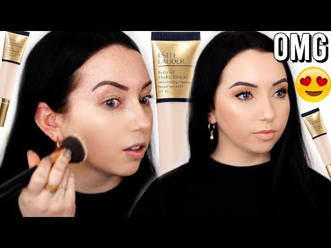 NEW ESTÉE LAUDER Futurist Hydrating Rescue Moisturizing Foundation | 10 HR Wear Test Review