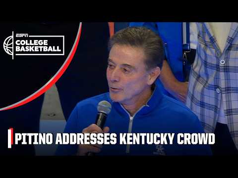 Rick Pitino receives huge ovation in return to Kentucky | ESPN College Basketball
