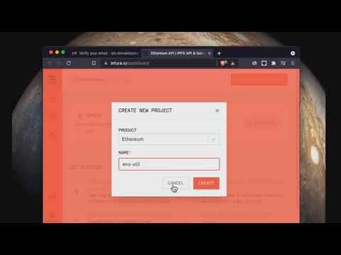 ishim — Request Infura URL and config ENS domain names