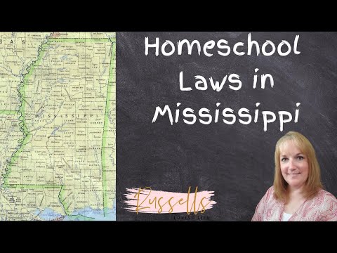 Homeschool Laws In Mississippi || Homeschool State Laws || Life of a Homeschool Mom