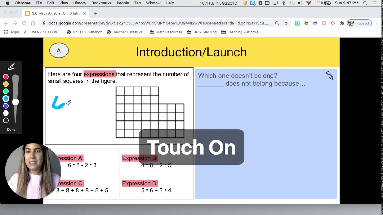 ML/ELL - Scaffolding Guidance - Math_AlgebraI_Unit6_IntroQuadraticFunctions_Day3